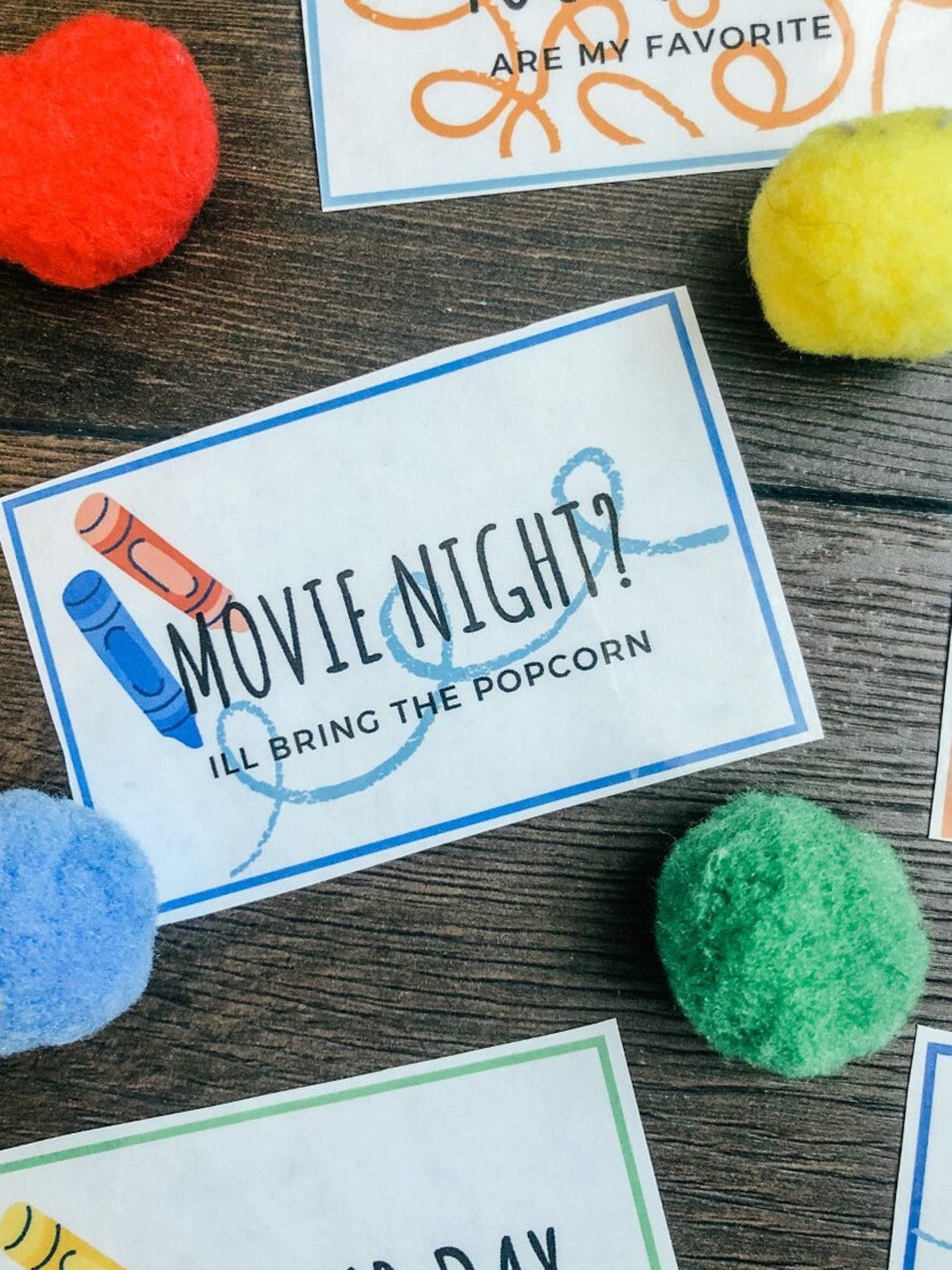 Crayon Lunch Box Notes - Etsy