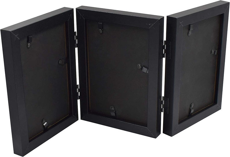 Three Picture Frame Trifold Hinged Photo Frame 4x6 - Etsy