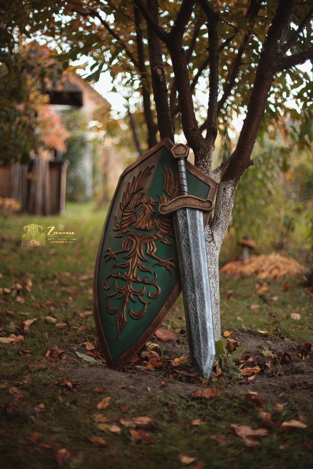 Sale! Cosplay LARP Fantasy Knight Shield and Sword - Etsy