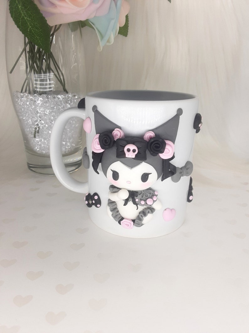 Kawaii Goth Kawaii Decorative Handmade Polymer Clay Bad Bunny - Etsy