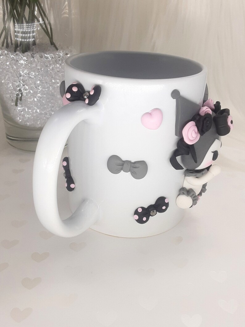 Kawaii Goth Kawaii Decorative Handmade Polymer Clay Bad Bunny - Etsy