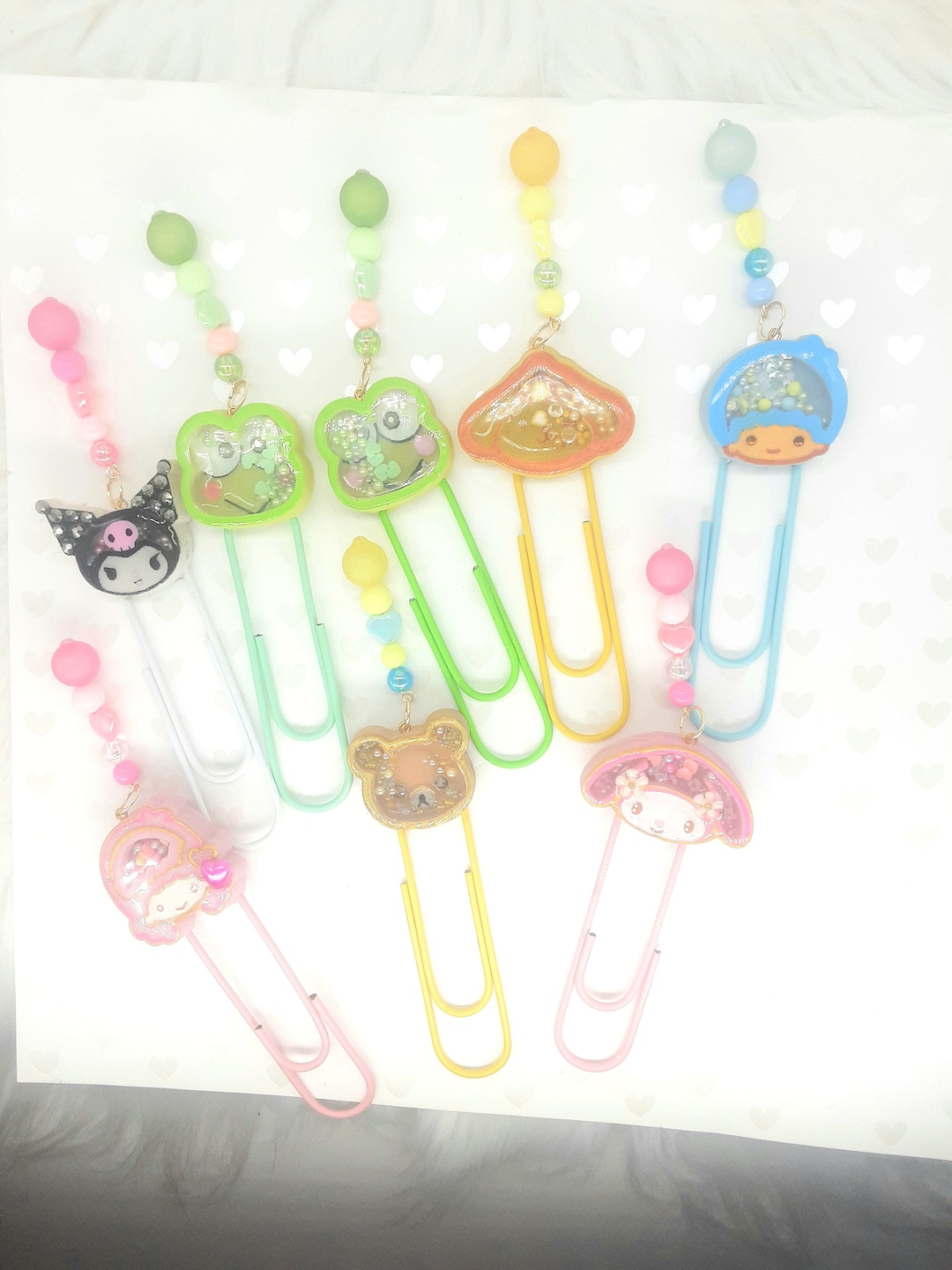 Cute Customized Characters Giant Paper Clips Shaker - Etsy