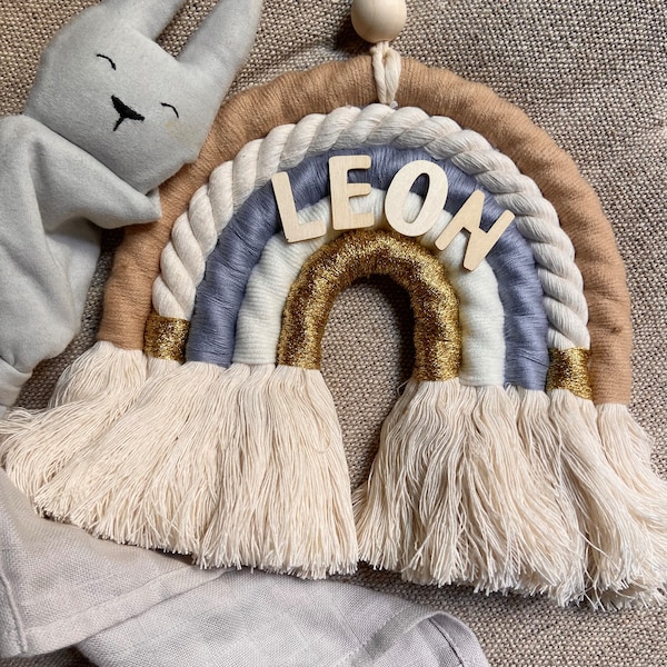 Rainbow Macrame - Etsy