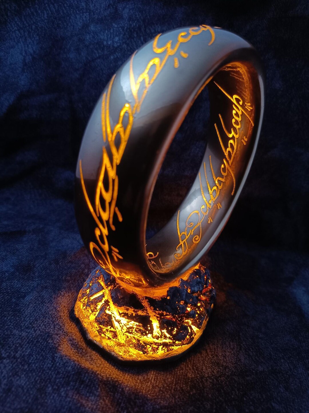 Lord of the Rings Table Decor, LOTR Led Lamp, the One Ring Table Decor ...