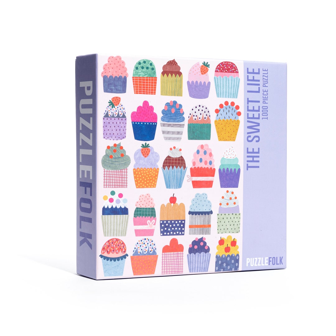 Cupcake Puzzle: the Sweet Life, 1000 Piece Jigsaw Puzzle - Etsy