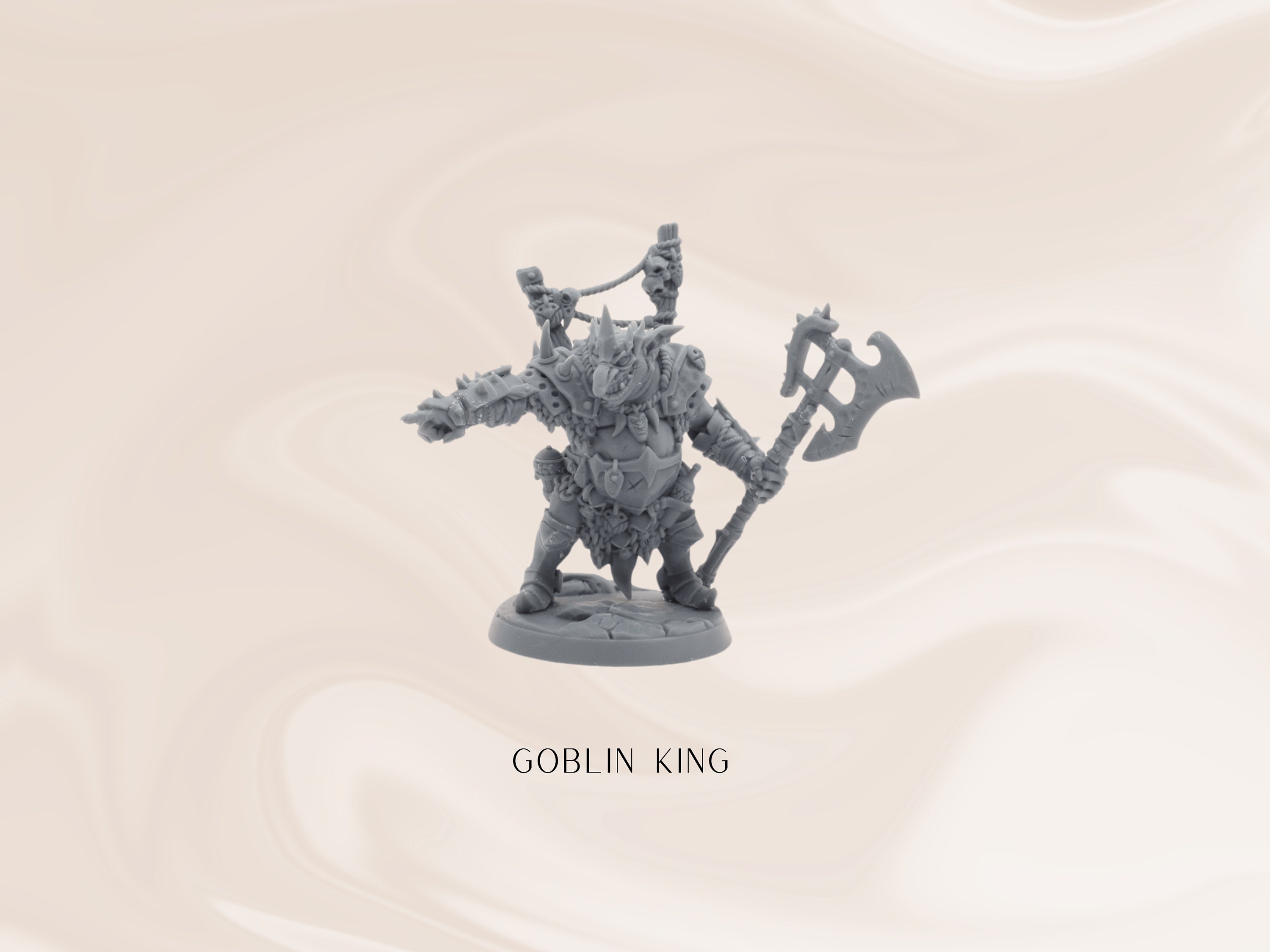 Dnd Orc Boss Miniatures 3pc Pack Dungeons and Dragons Mini Set 28mm ...