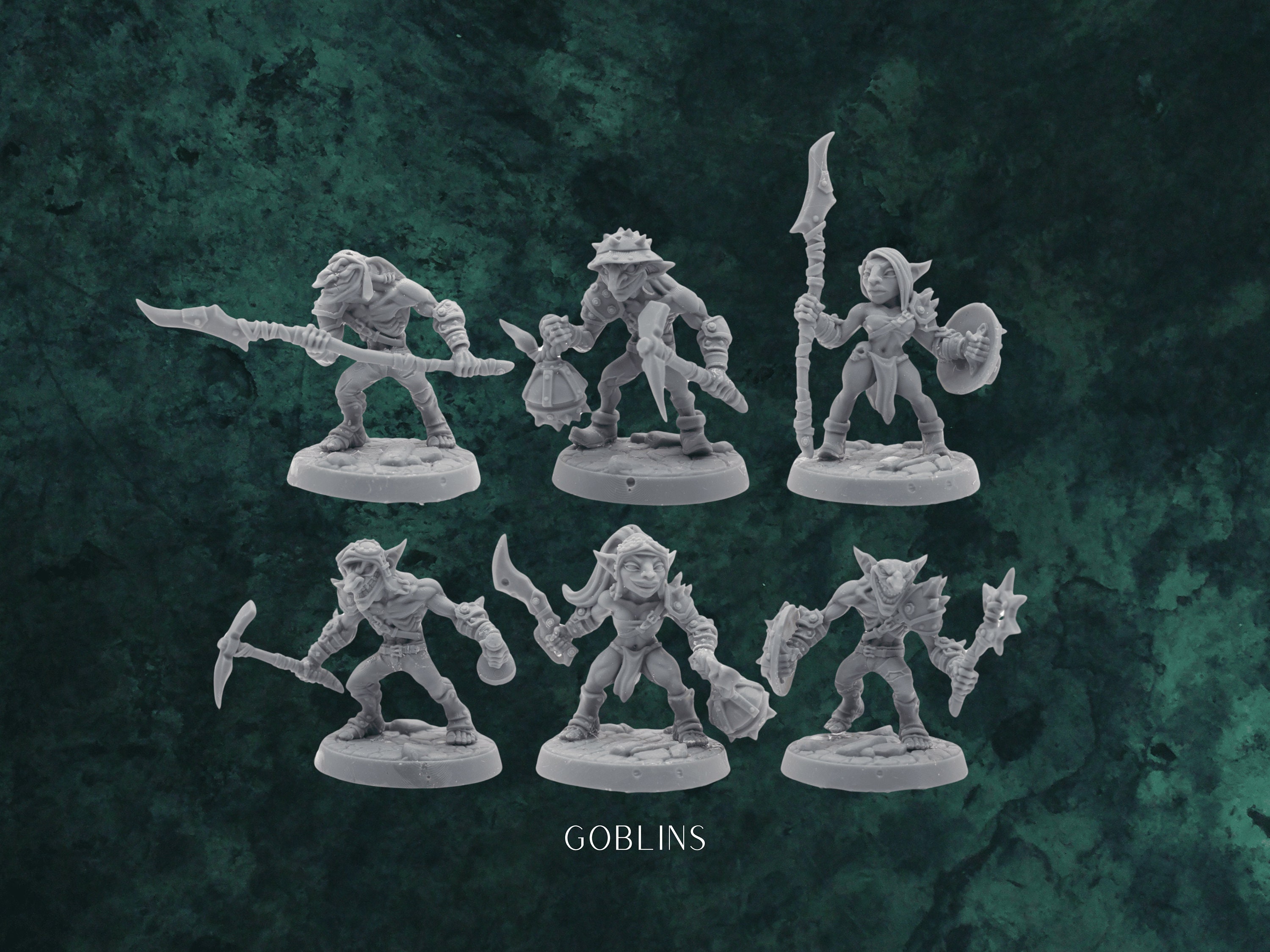 Dnd Enemy Miniatures 24pc Starter Pack 1 Dungeons and Dragons Mini ...