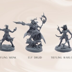 Dnd Hero Miniatures 14pc Starter Set 2 Dungeons and Dragons Mini Pack ...