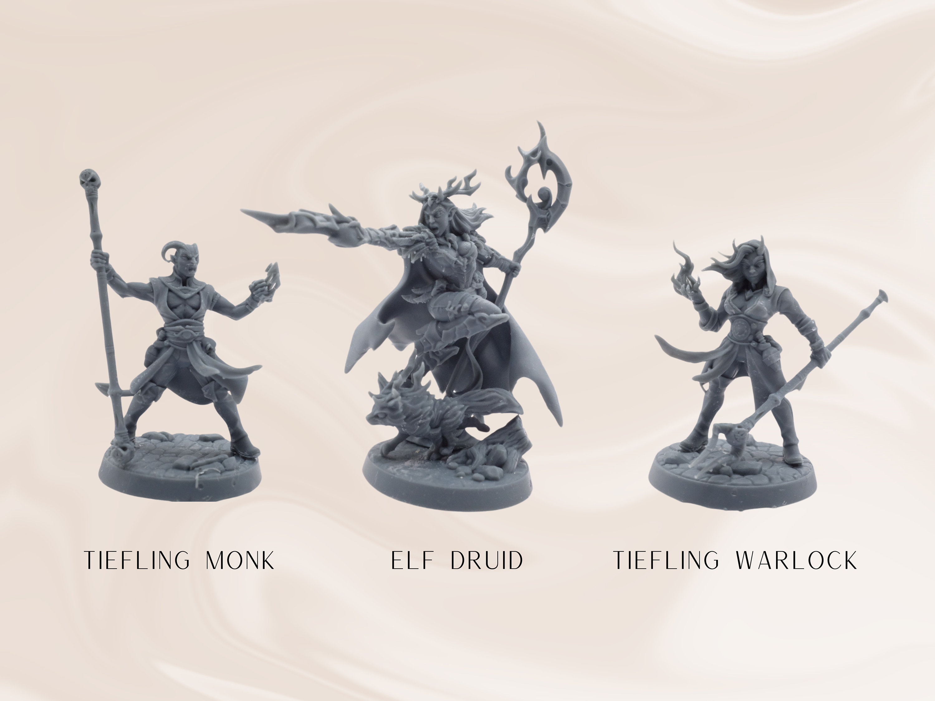 Dnd Hero Miniatures 14pc Starter Set 2 Dungeons and Dragons Mini Pack ...