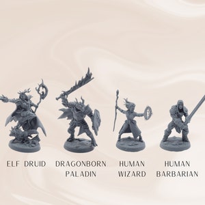 Dnd Complete Campaign Miniatures 25pc Starter Pack #1 | Dungeons and ...