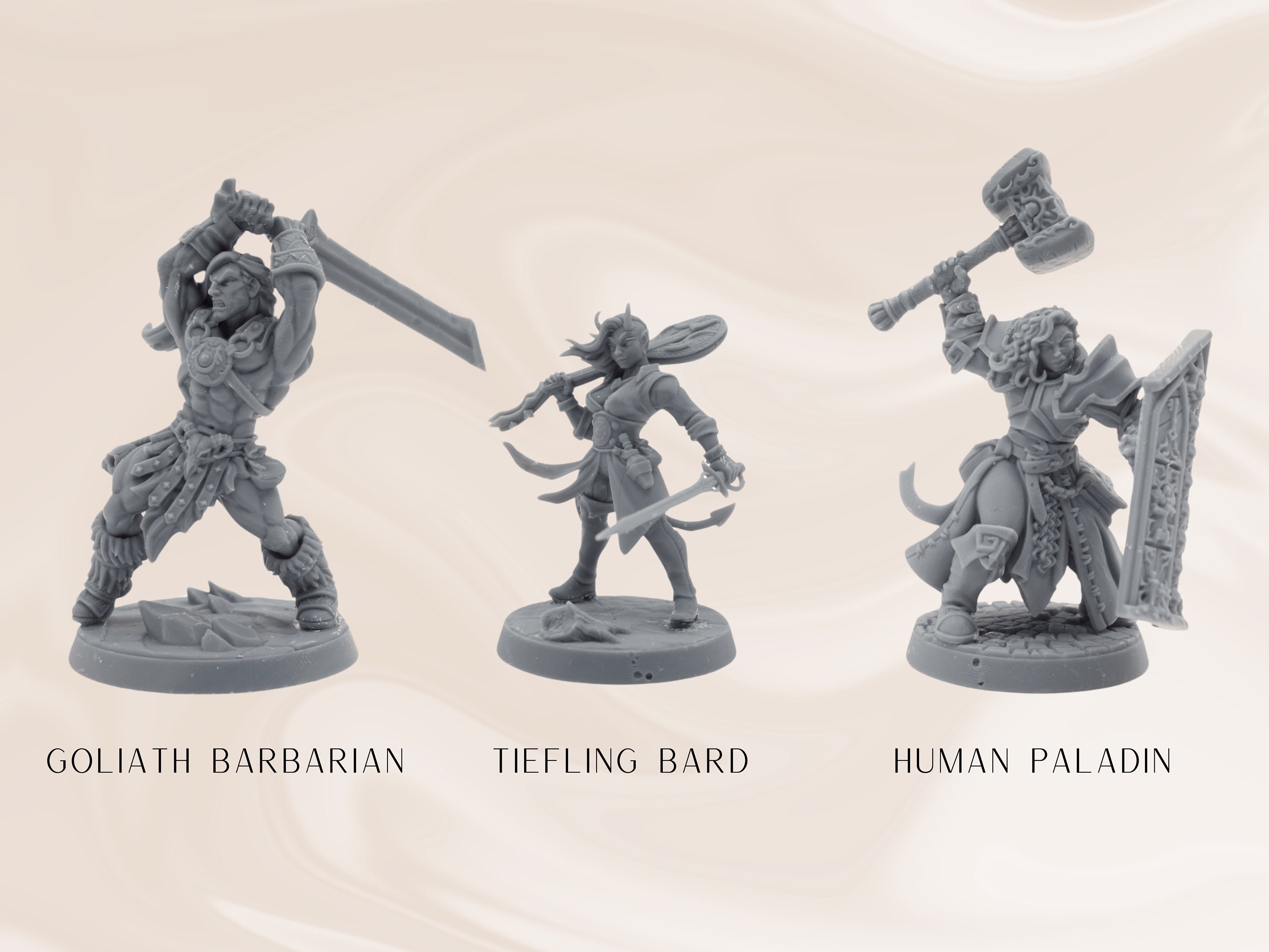 Dnd Hero Miniatures 14pc Starter Set 4 Dungeons and Dragons Mini Pack ...