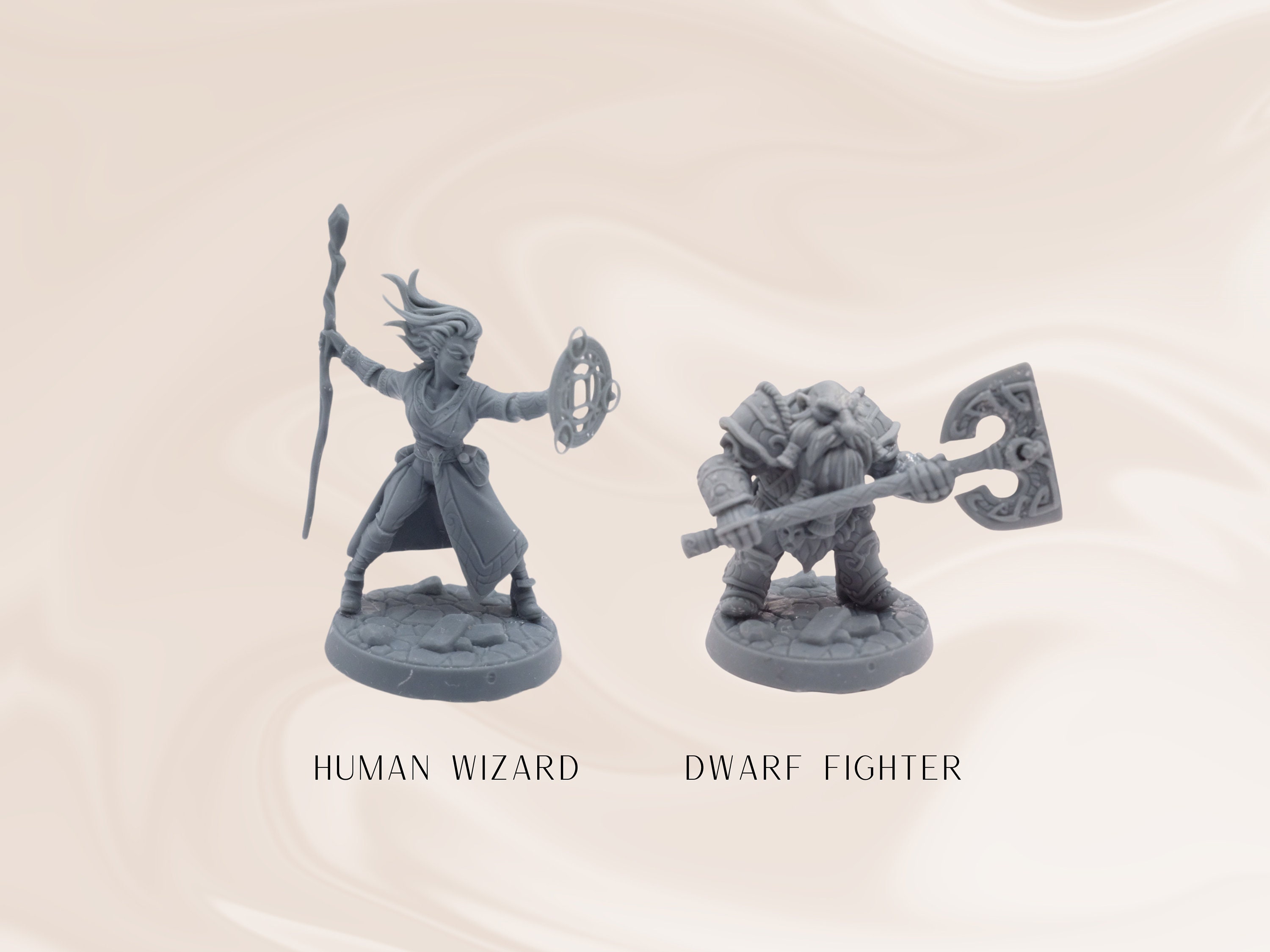 Dnd Hero Miniatures 14pc Starter Set 1 Dungeons and Dragons Mini Pack ...