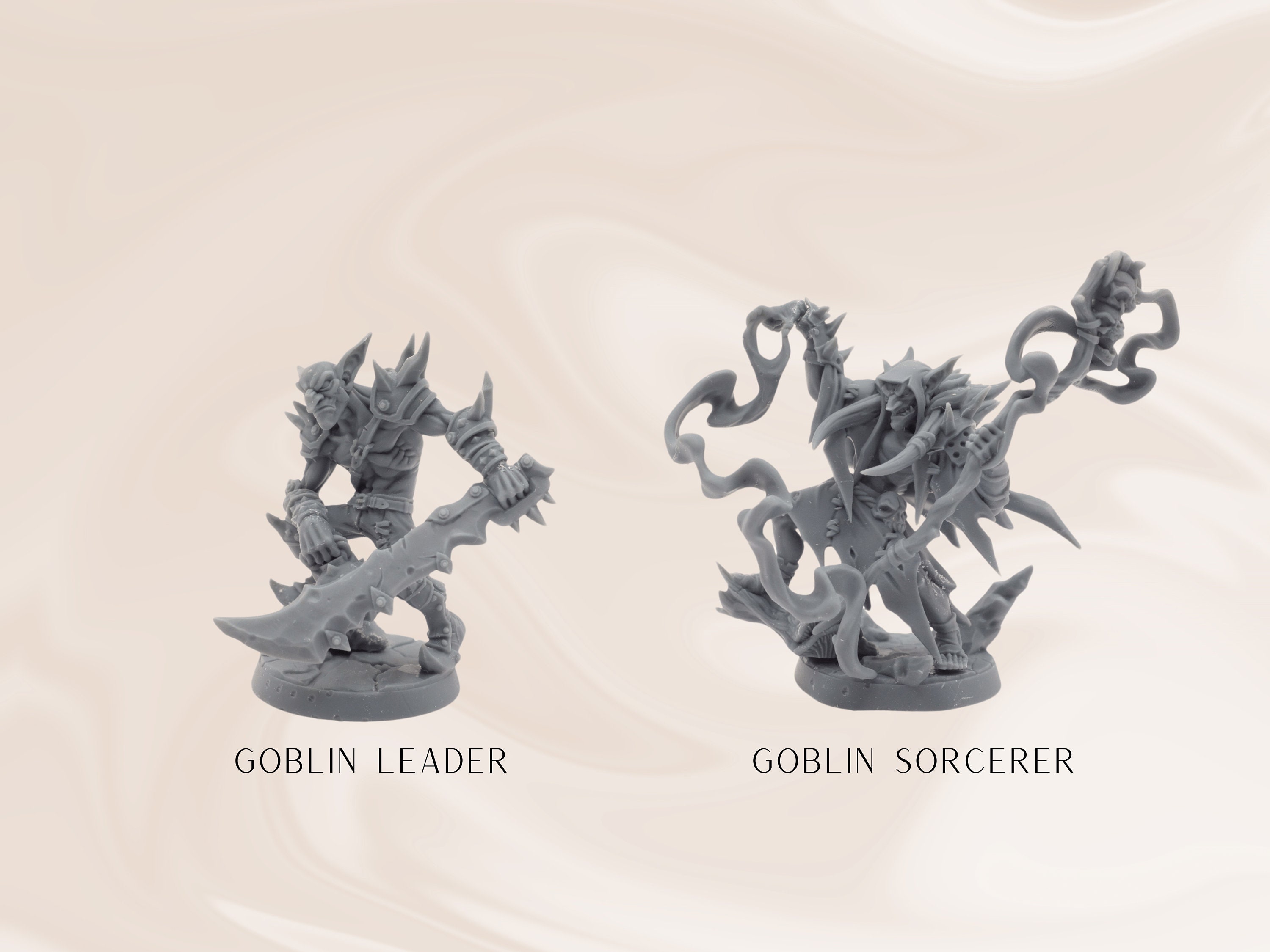 Dnd Miniatures 19pc Orc Goblin Enemy Starter Pack | 28mm Grey Resin - Etsy