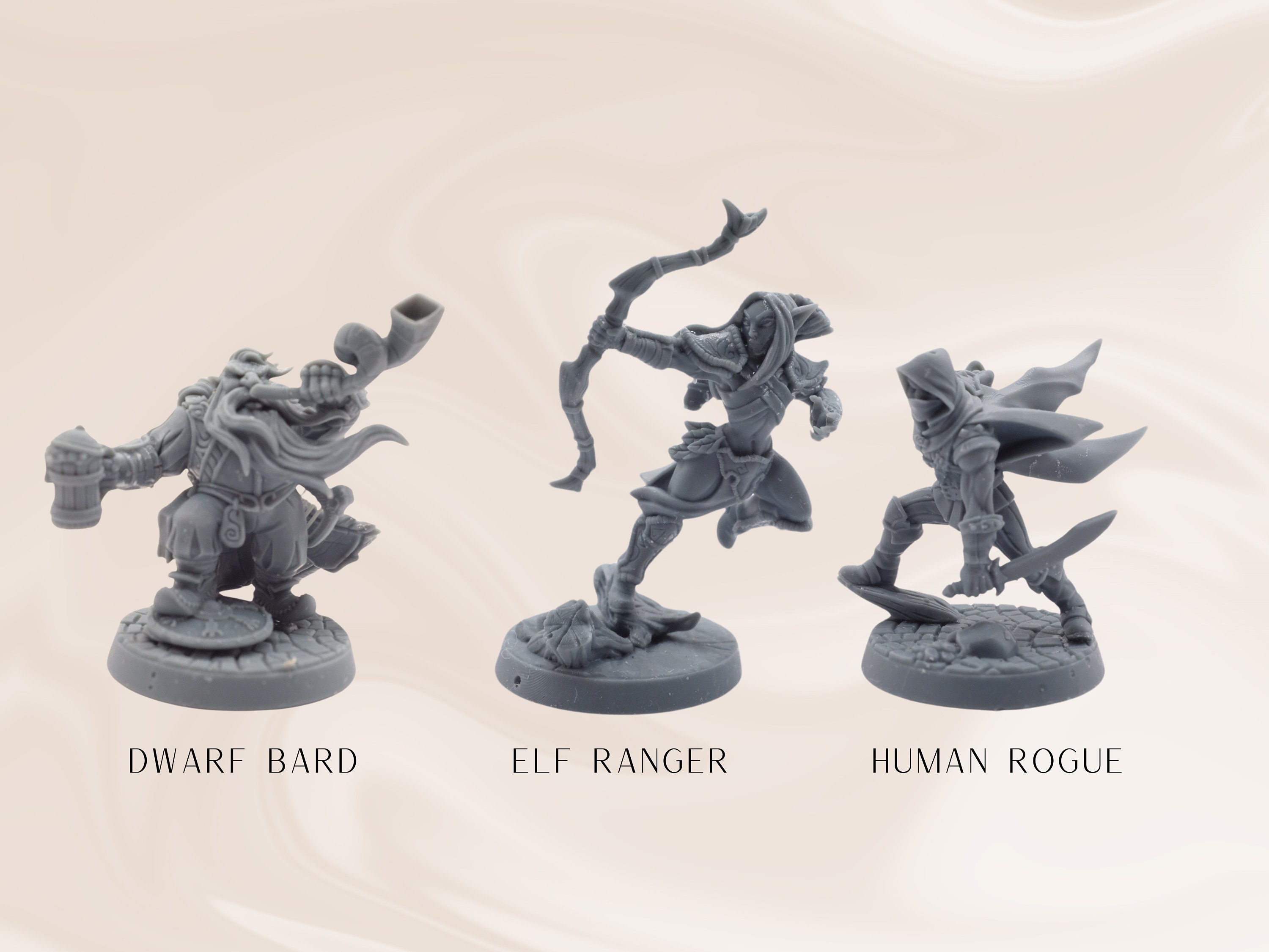 Dnd Hero Miniatures 14pc Starter Pack 3 Dungeons and Dragons Mini Set ...