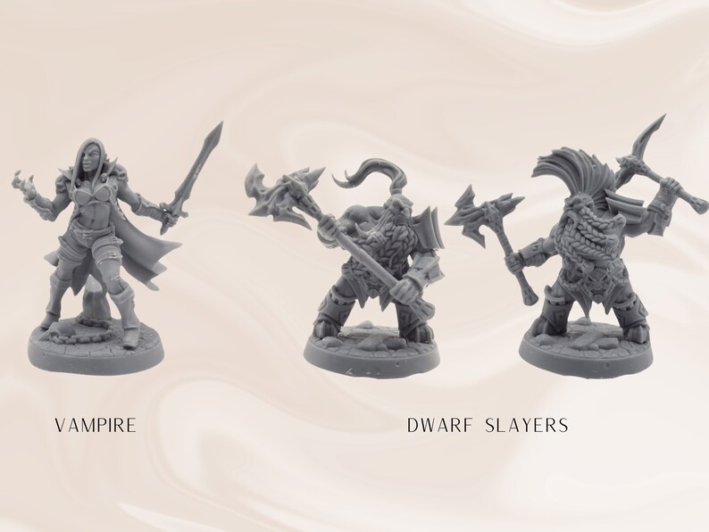 Dnd Enemy Miniatures 24pc Starter Pack 2 Dungeons and Dragons Mini ...