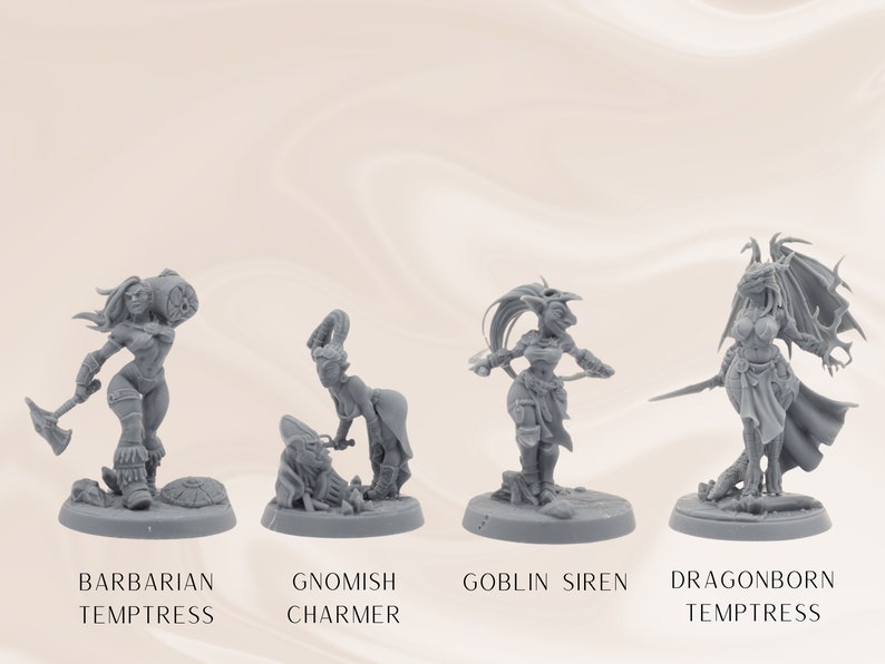 Dnd Pinups / Npcs Miniatures 19pc Starter Set Dungeons and Dragons Mini ...