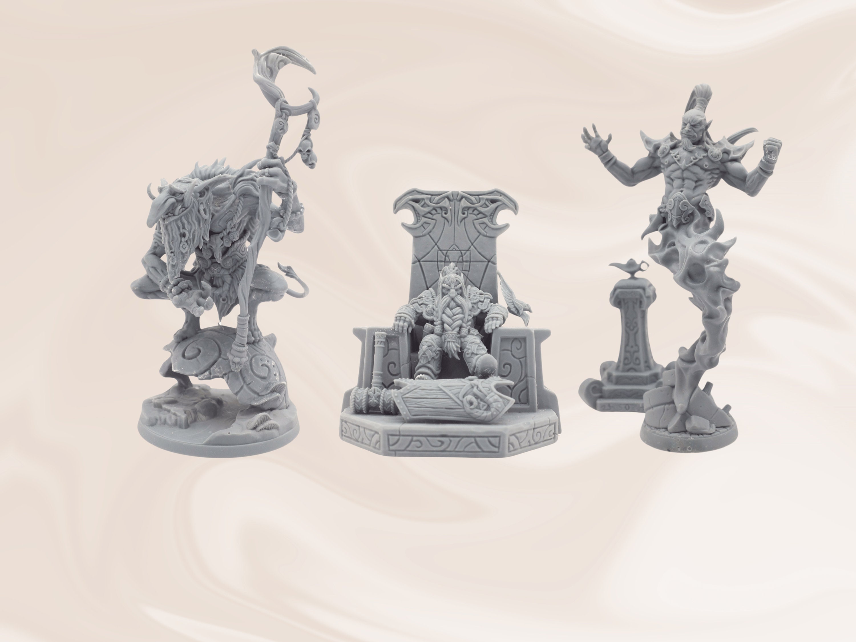 Dnd Large 3pc Epic Miniatures Set Dungeons and Dragons Mini Pack 28mm ...