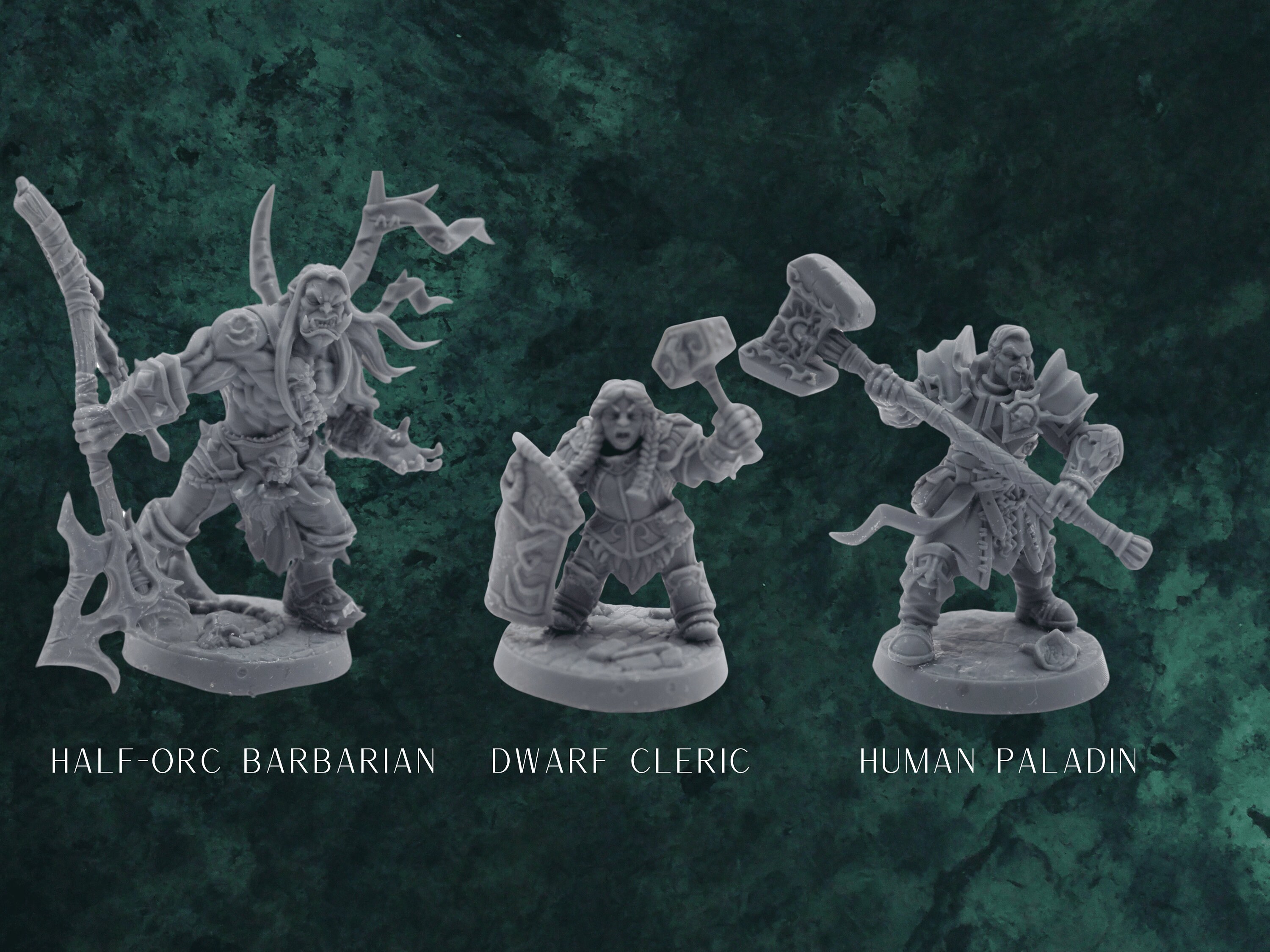 Dnd Hero Miniatures 14pc Starter Set 2 Dungeons and Dragons Mini Pack ...