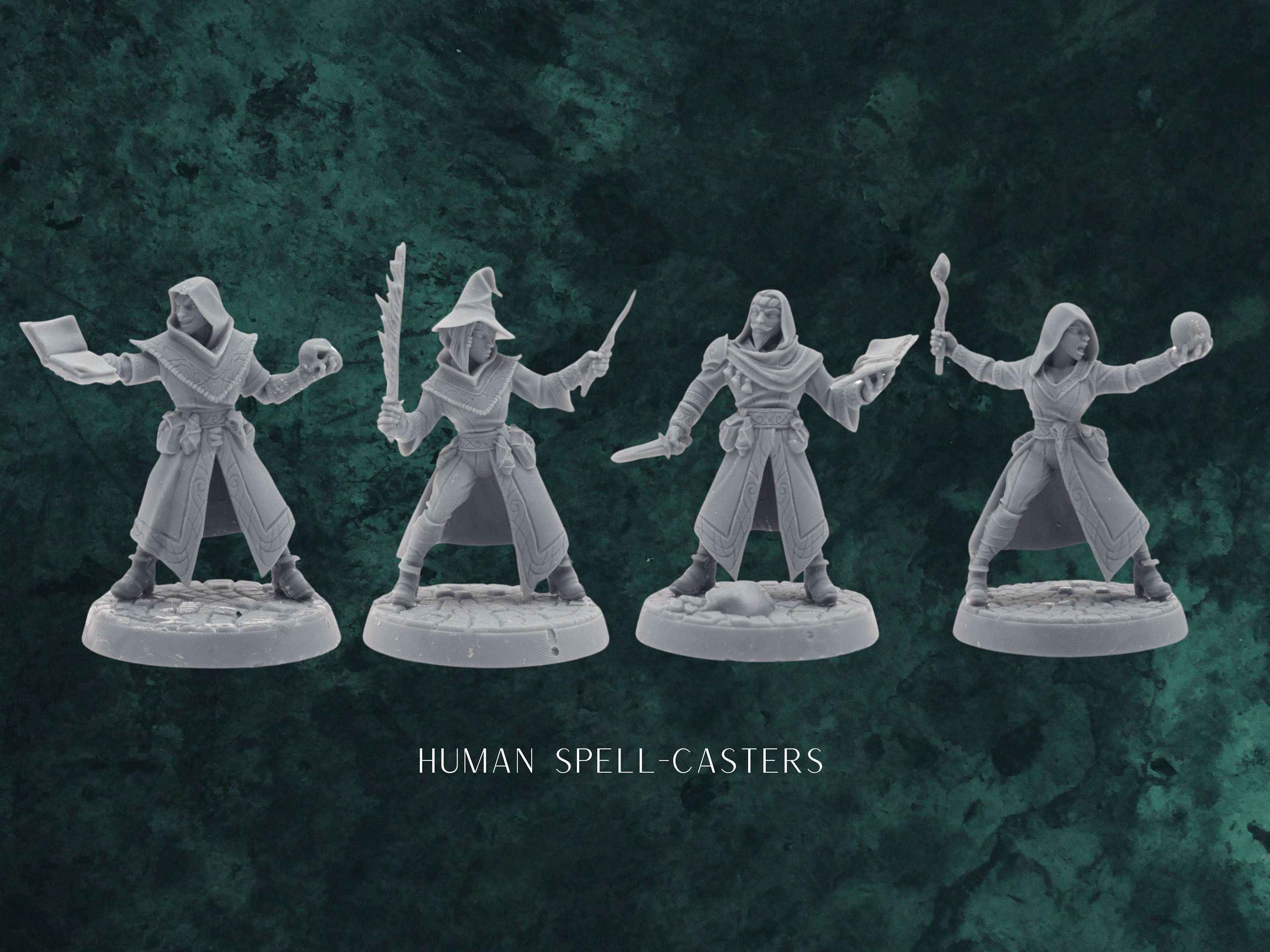 24pc Dnd Enemy Miniatures Set | 28mm 3D Printed Villains - Etsy