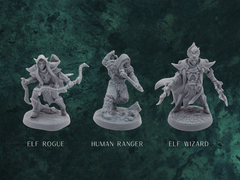 Dnd Hero Minis 14pc Starter Set 1 Dungeons and Dragons Miniatures Pack ...