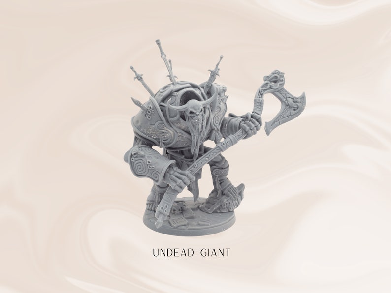 Dnd Undead Boss Miniatures 3pc Pack Dungeons and Dragons Mini Set 28mm ...