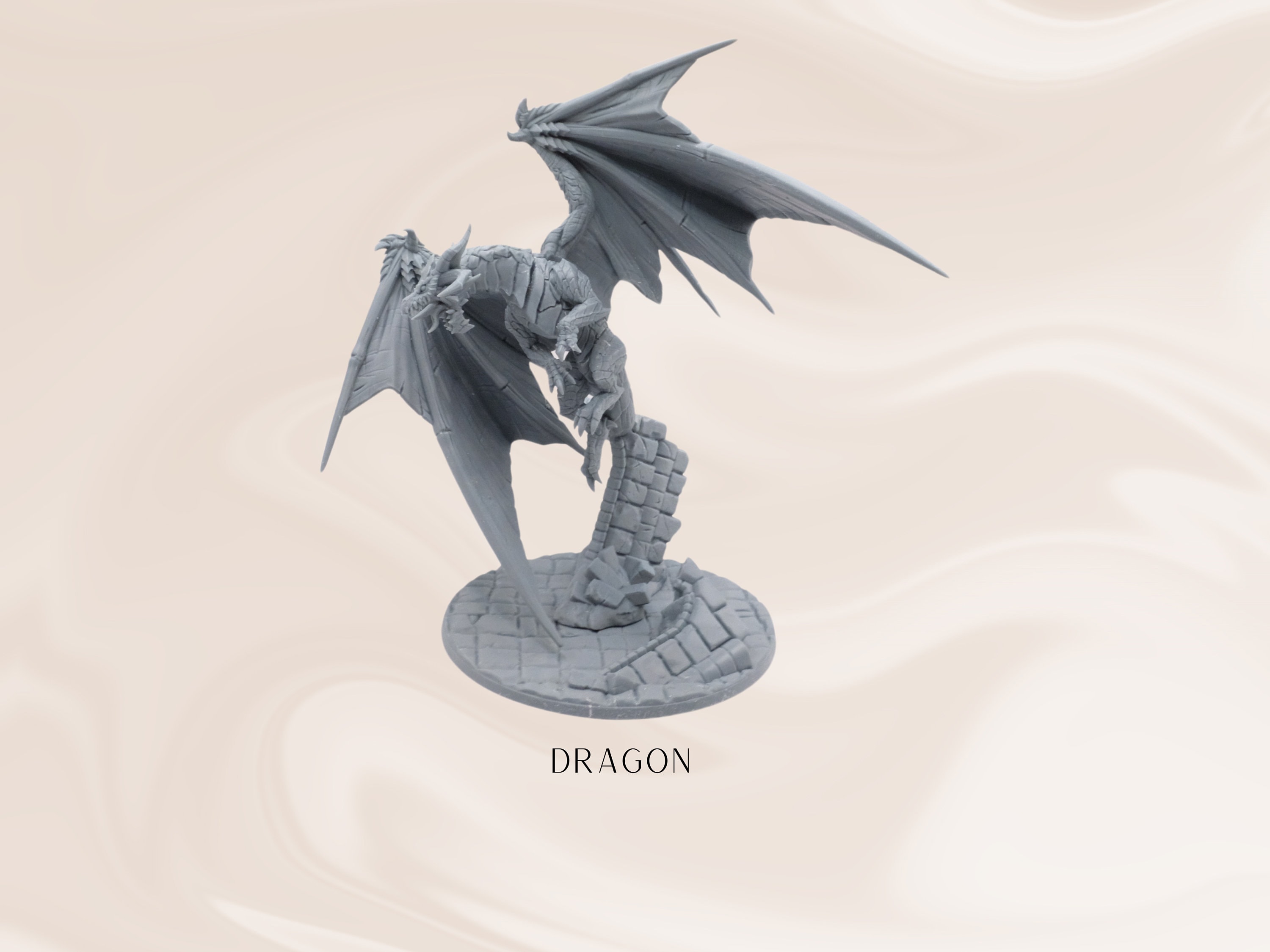 Dnd Dragon Boss Miniatures 3pc Pack Dungeons and Dragons Mini Set 28mm ...