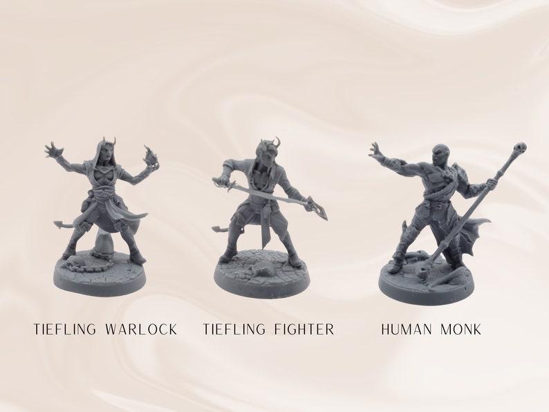 Dnd Hero Miniatures 14pc Starter Pack 3 Dungeons and Dragons Mini Set ...