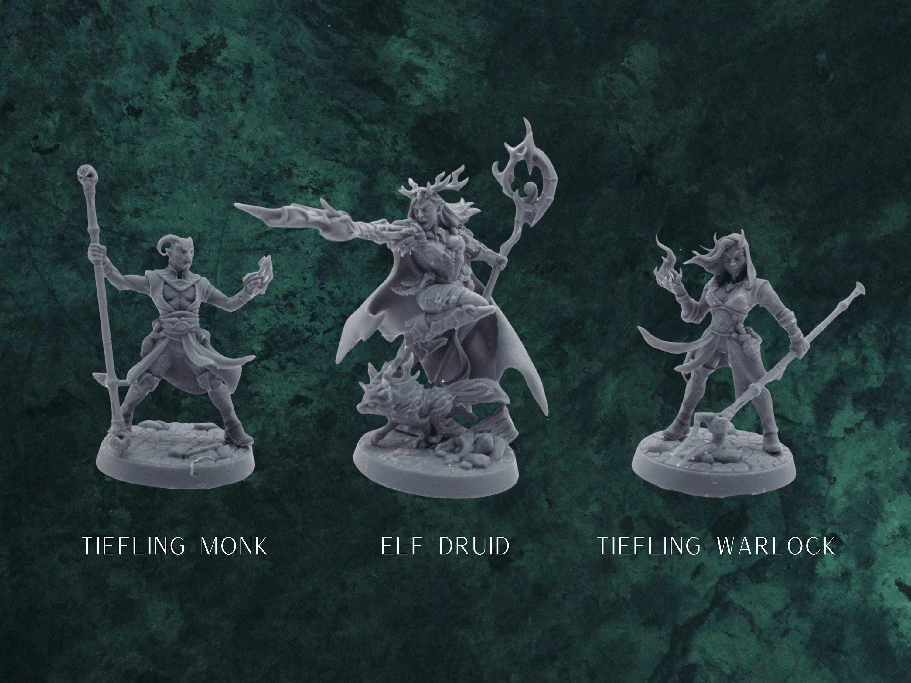 Dnd Hero Miniatures 14pc Starter Set 2 Dungeons and Dragons Mini Pack ...
