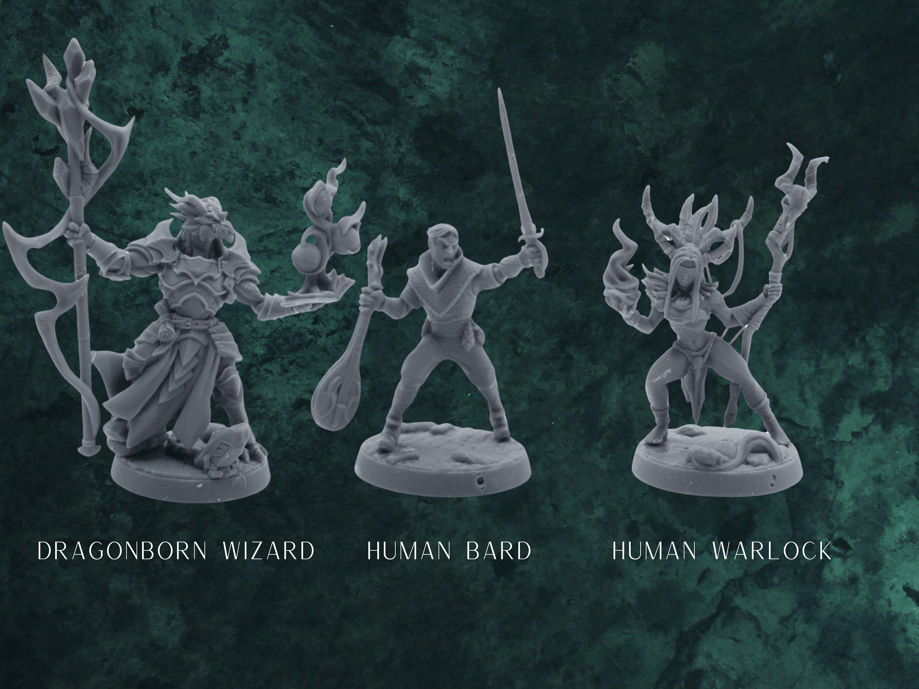 Dnd Hero Miniatures 14pc Starter Set 2 Dungeons and Dragons Mini Pack ...