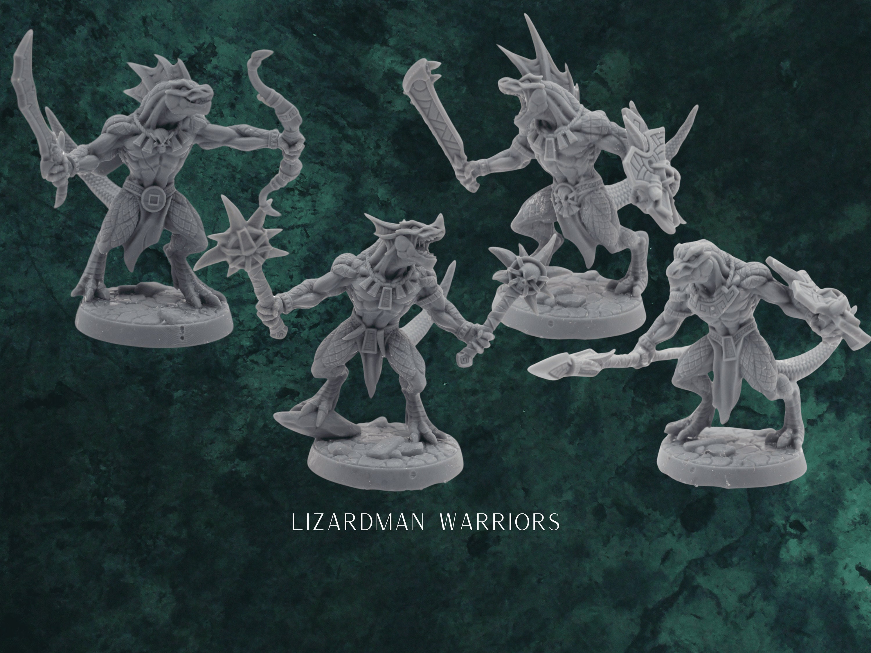 24pc Dnd Enemy Miniatures Set | 28mm 3D Printed Villains - Etsy