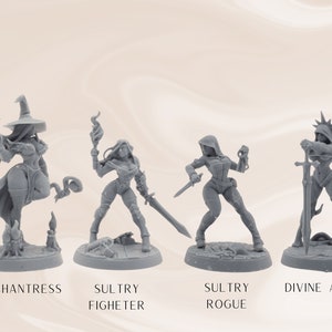 Dnd Pinups Miniatures | 19pc 28mm Figures, Npcs Starter Set - Etsy