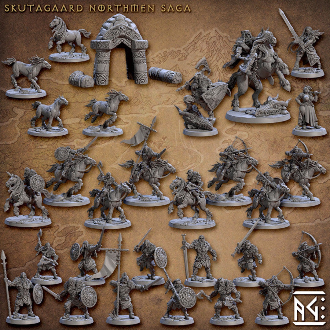 Skutagaard Northmen Saga Complete Set | Dungeons and Dragons Mini ...