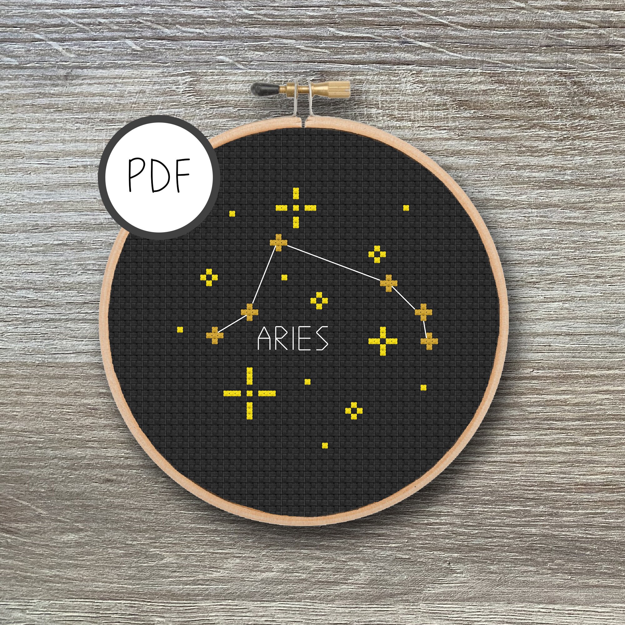 Constellation Set Cross Stitch Pattern | Star Signs, Stars, Zodiac ...