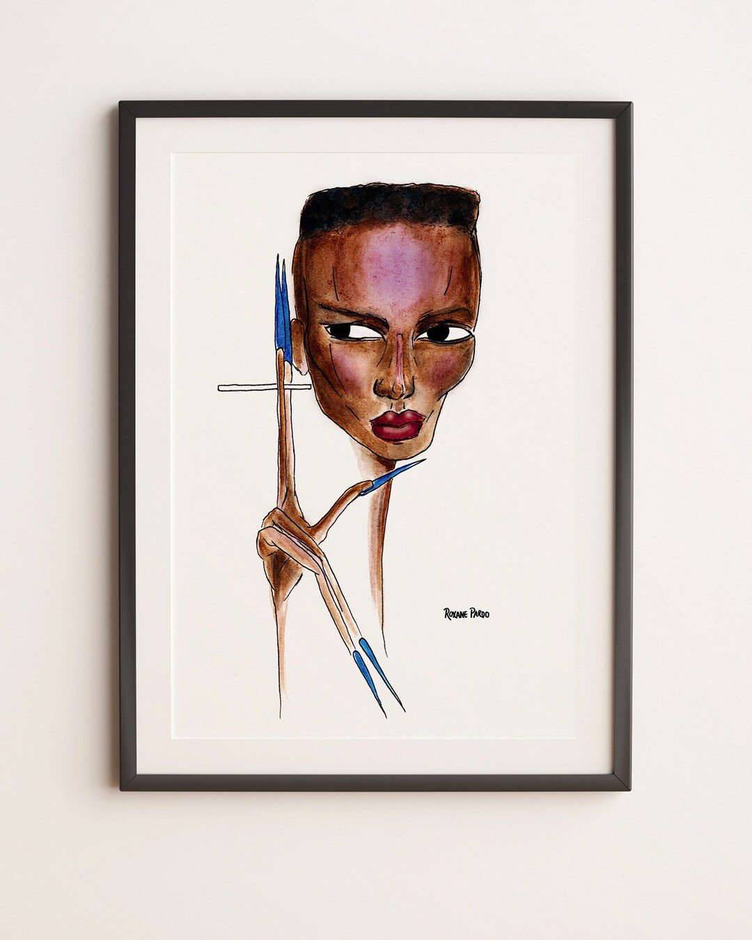 Grace Jones A5 Print - Etsy