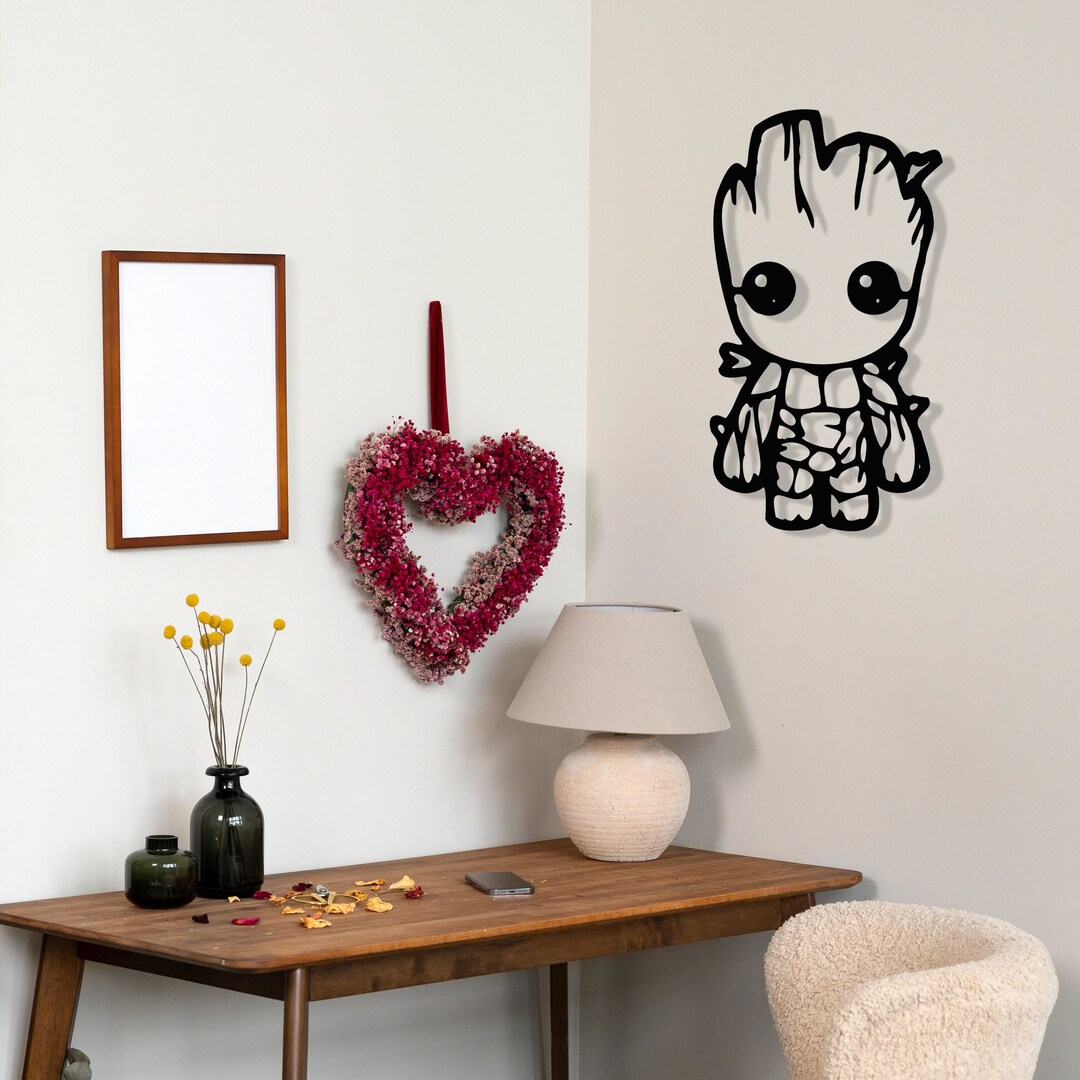 Grood Metal Wall Art, Avengers Fans Unique Gift, Child Room Metal Wall ...