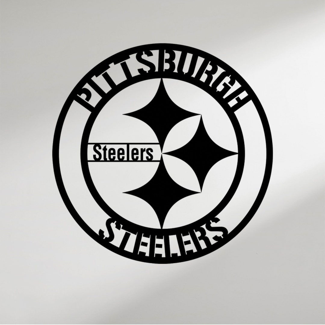 Pittsburgh Steelers Metal Wall Art NFL Metal Sign Football - Etsy