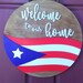 Puerto Rico Sign Welcome to Our Home Sign Bandera Puerto - Etsy