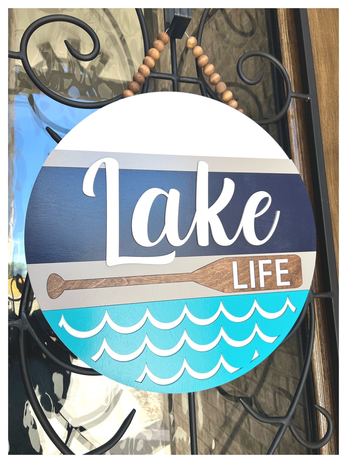 Lake Life Welcome Sign Lake House Door Hanger Lake House - Etsy