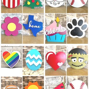 Interchangeable Welcome Sign Attachments Interchangeable - Etsy