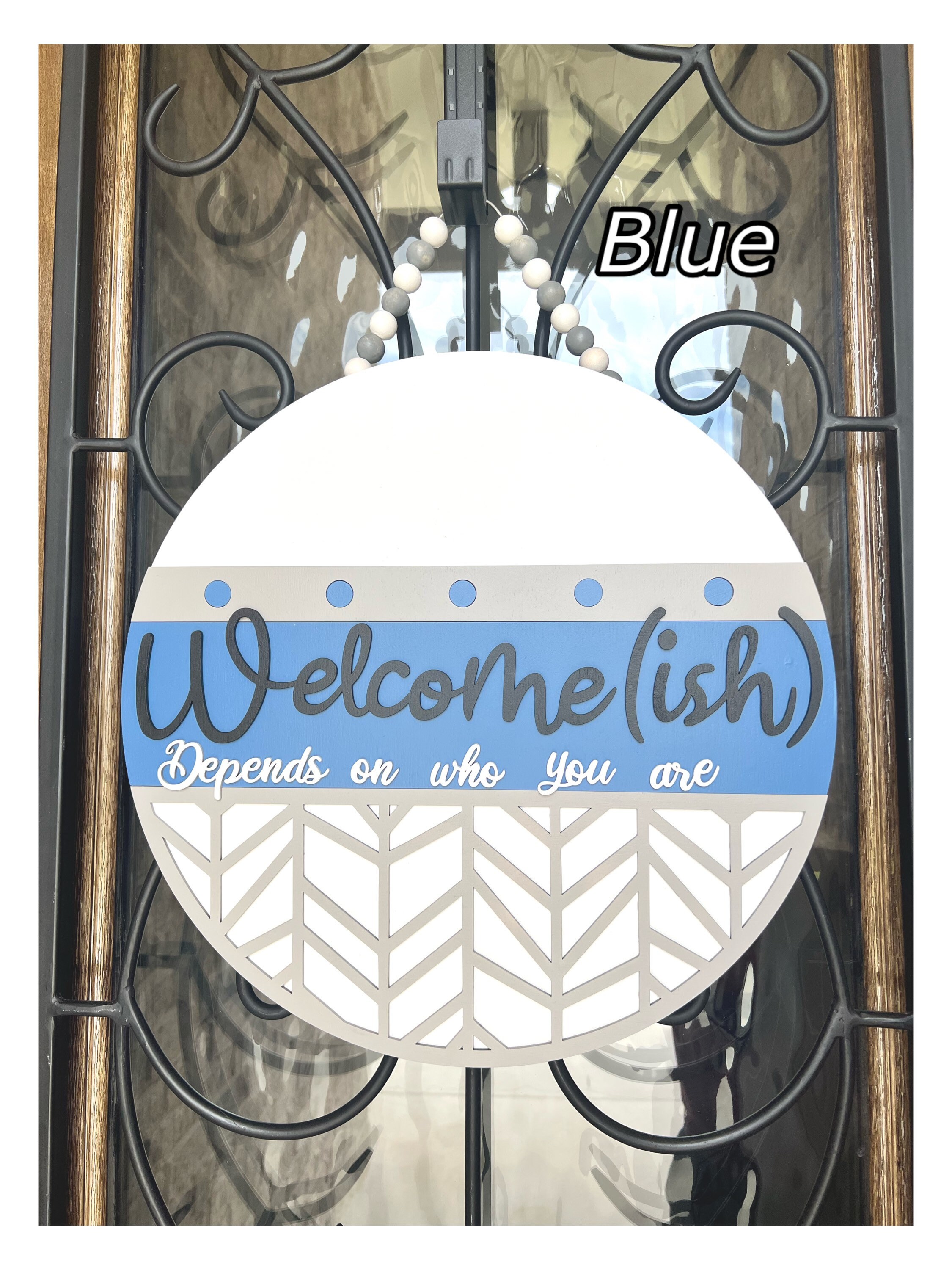 Funny Welcomeish Front Door Sign Welcomeish Porch Sign Funny - Etsy