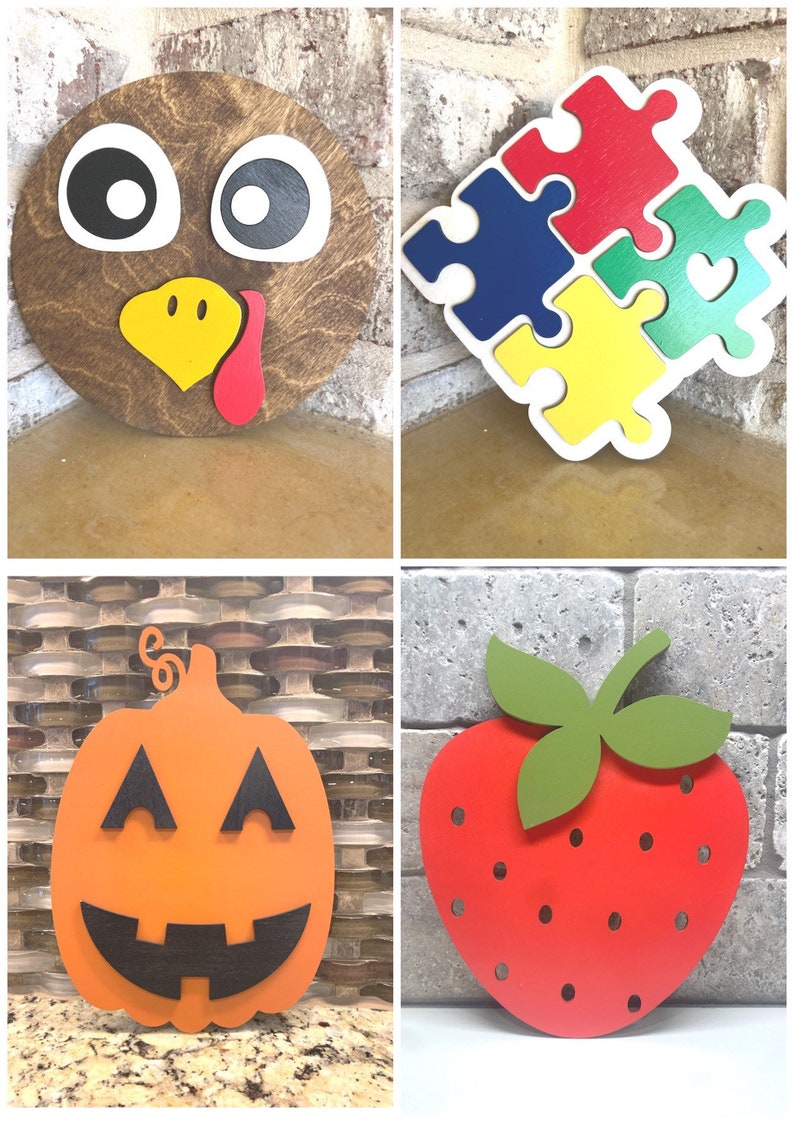Interchangeable Welcome Sign Attachments Interchangeable - Etsy
