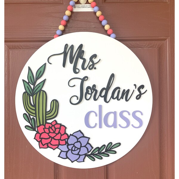 Classroom Cactus - Etsy