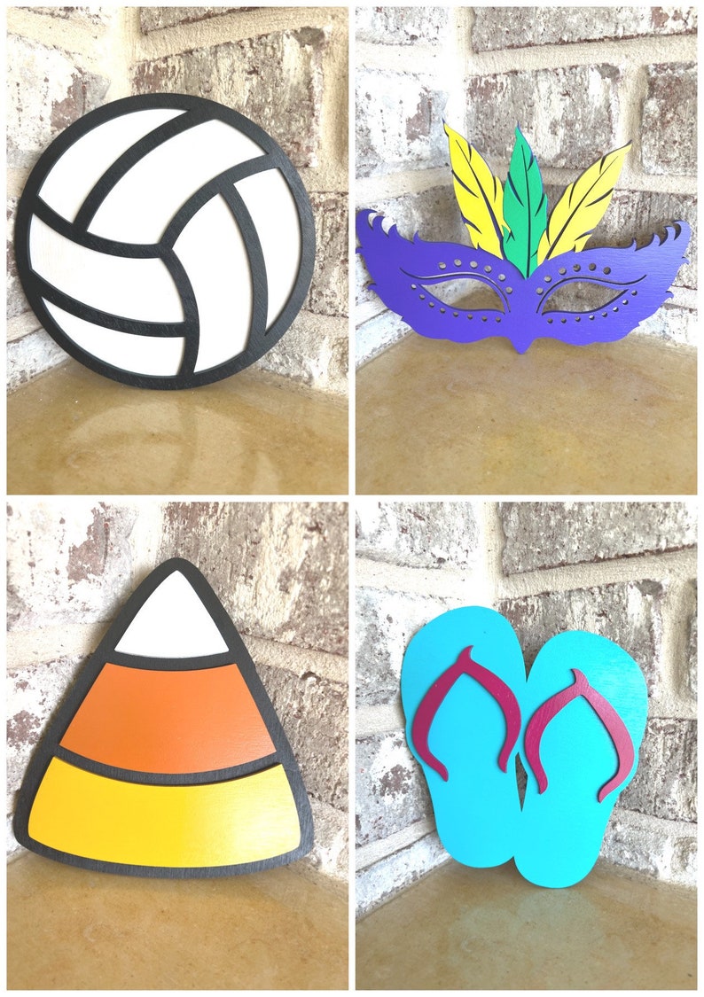 Interchangeable Welcome Sign Attachments Interchangeable - Etsy