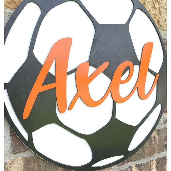 Soccer Wood Sign - Etsy