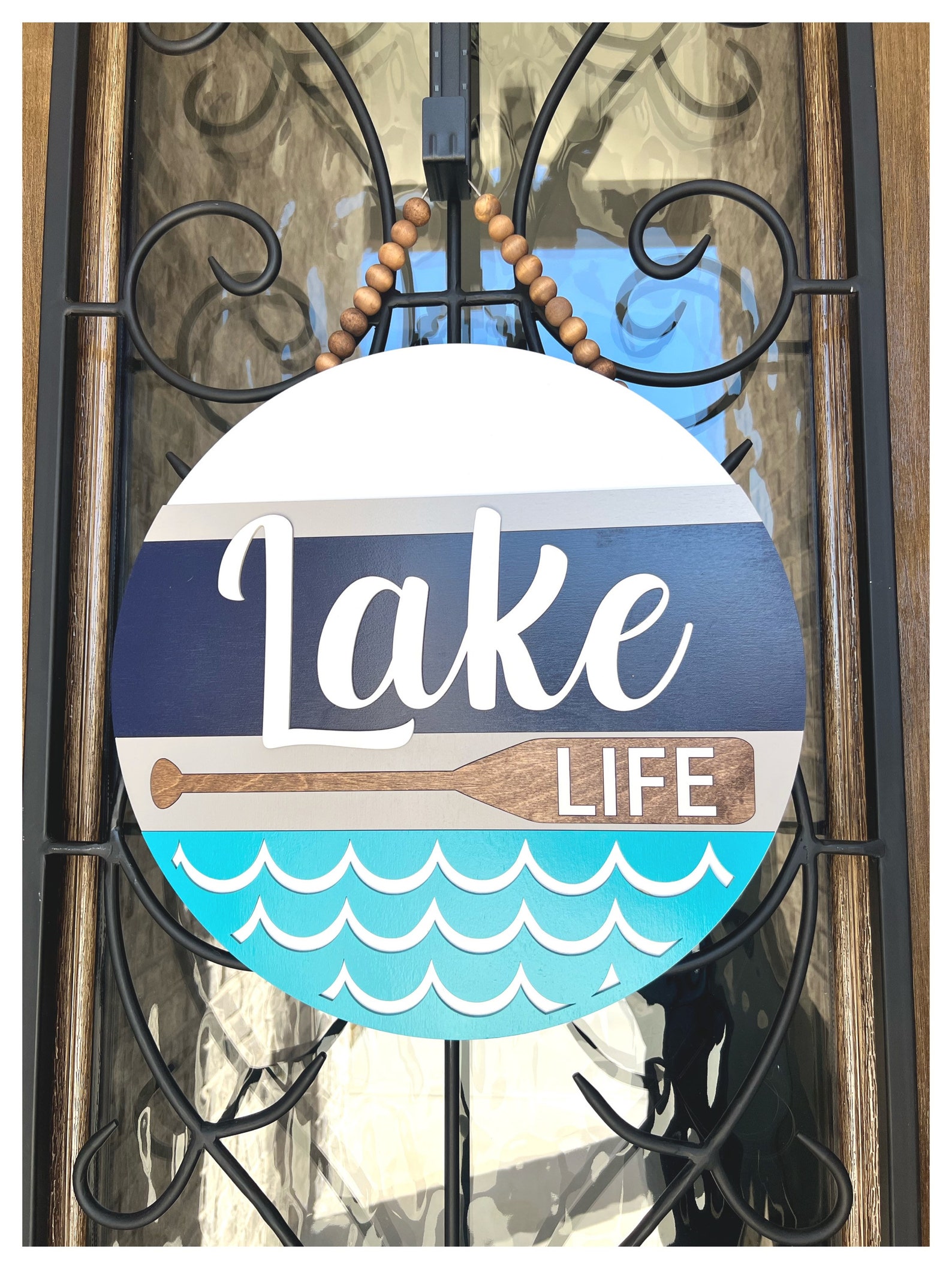 Lake Life Welcome Sign Lake House Door Hanger Lake House - Etsy