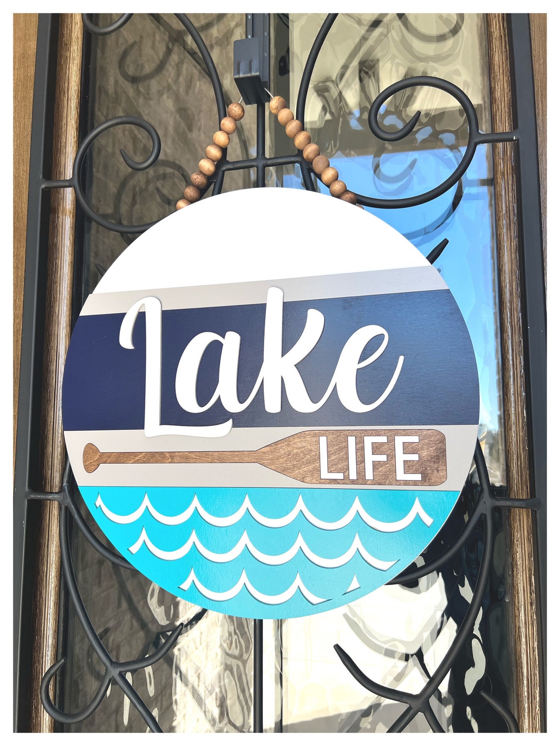 Lake Life Welcome Sign Lake House Door Hanger Lake House - Etsy