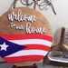Puerto Rico Sign Welcome to Our Home Sign Bandera Puerto - Etsy