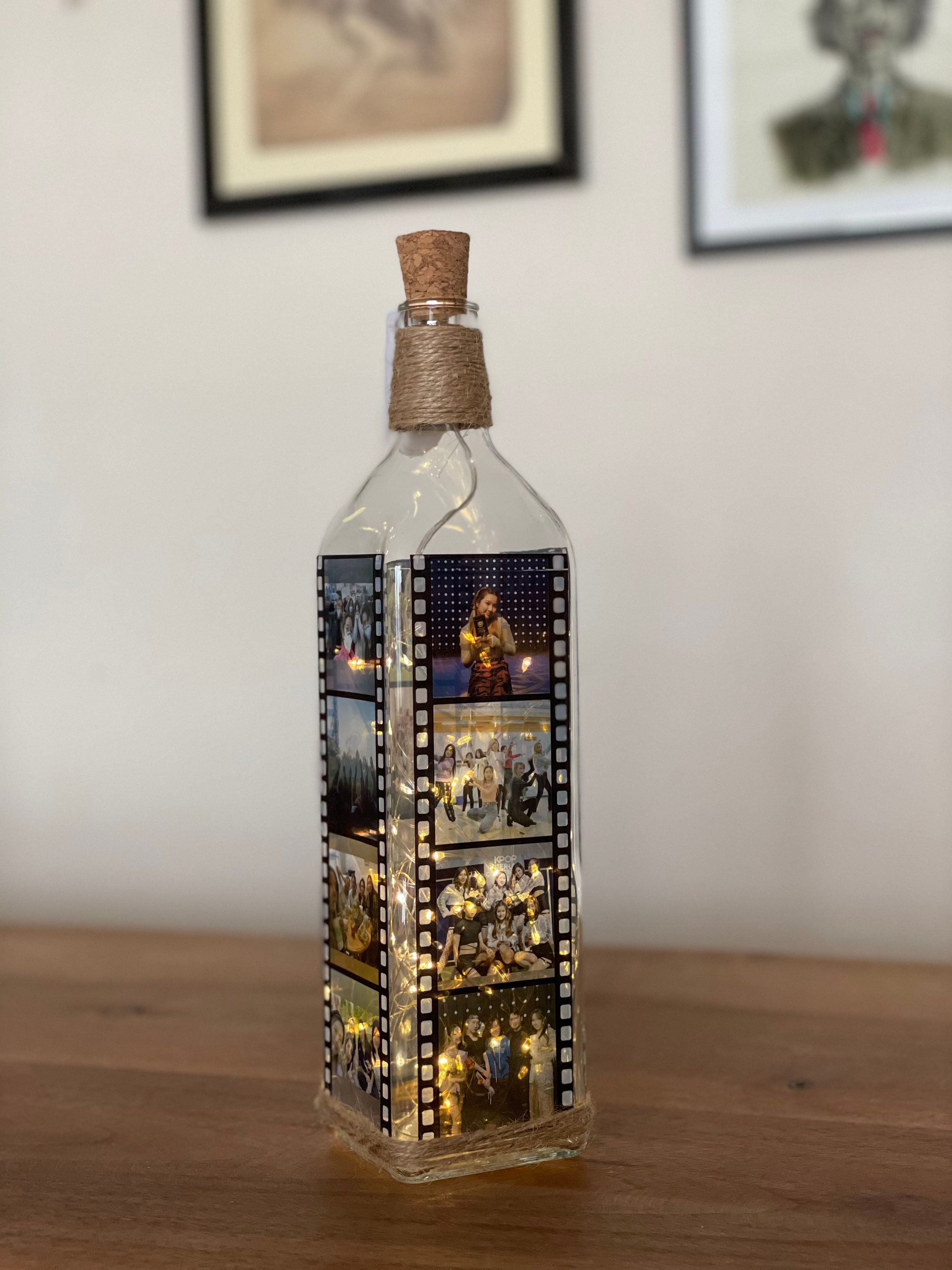 Decorative Bottle Lamp Special Gift Customizable Lamp | Etsy