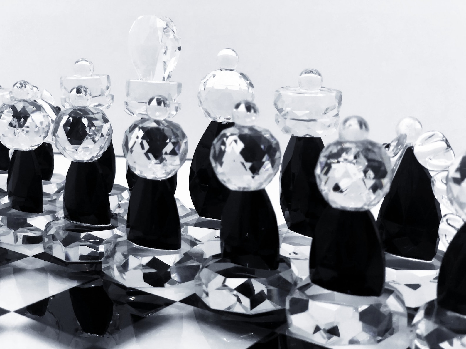 Handmade Crystal Chess Set Luxury Cut-glass Chess Set Unique - Etsy