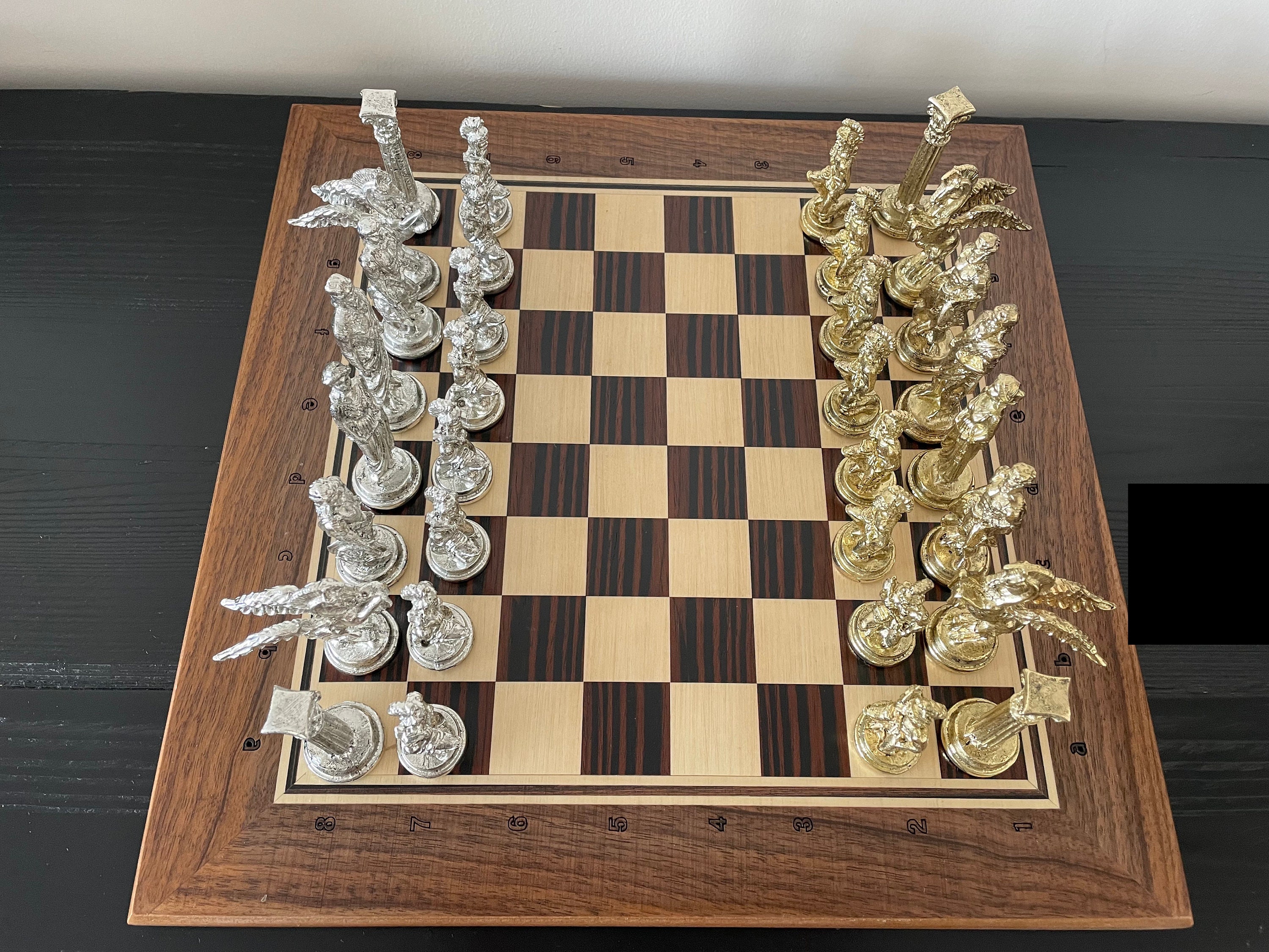 Pegasus Chess Set Personalized Wooden Chess Set Handcrafted | Etsy